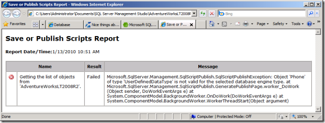 OakLeaf Systems: SSMS 2008 R2 11/2009 CTP Has Scripting Problems with ...